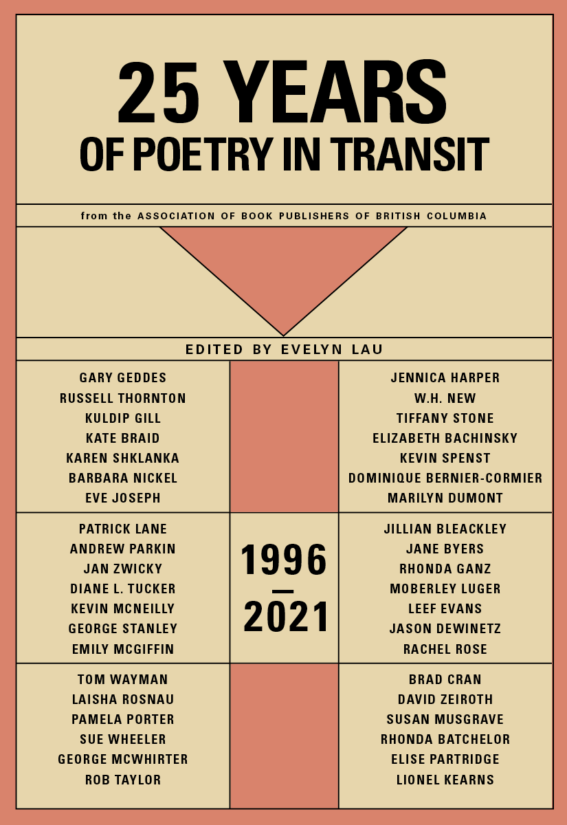 Twenty-five years of Poetry in Transit - BC BooklookBC Booklook